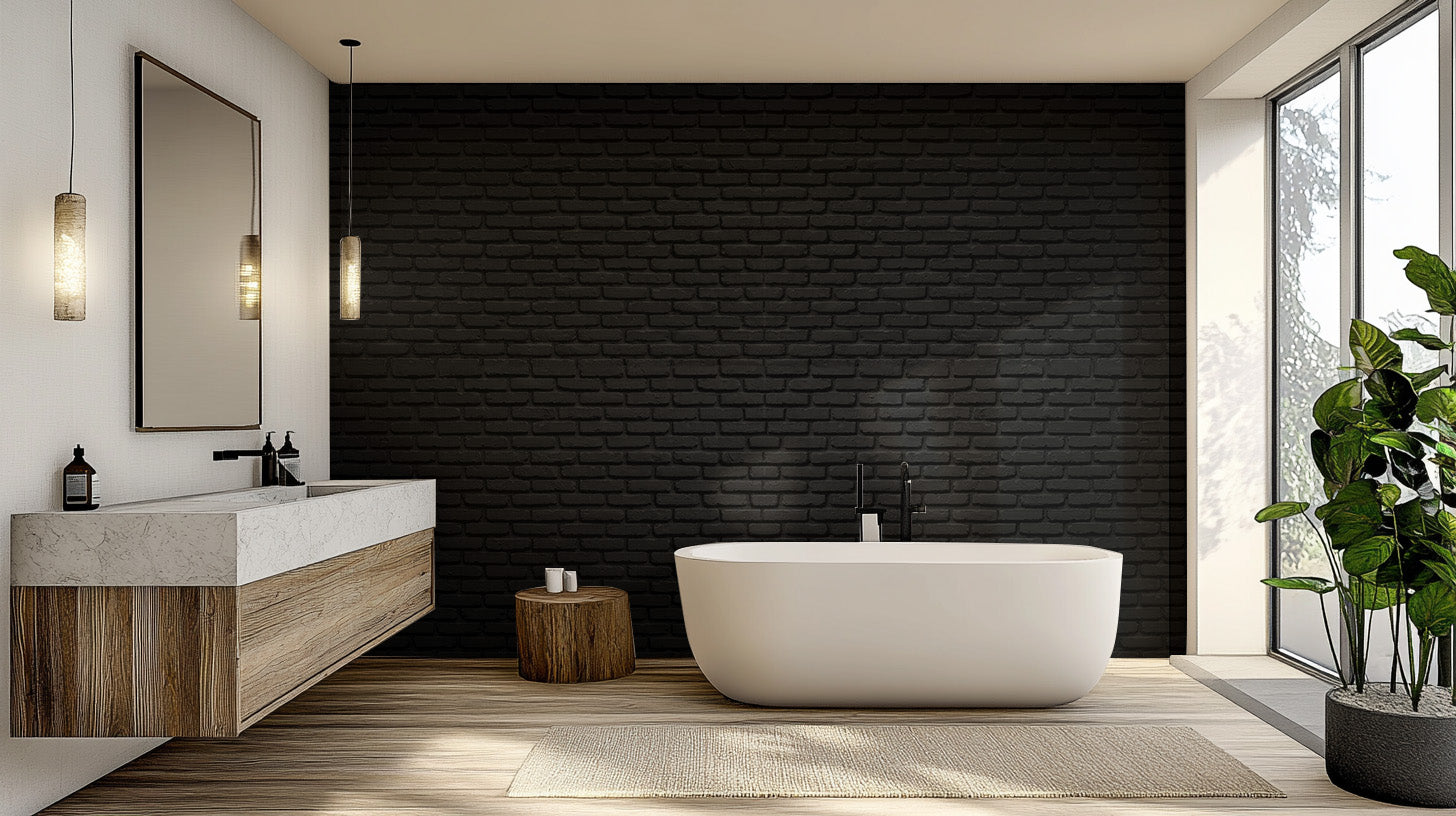 Stylish Black Wallpaper UK – Peel & Stick Wall Designs