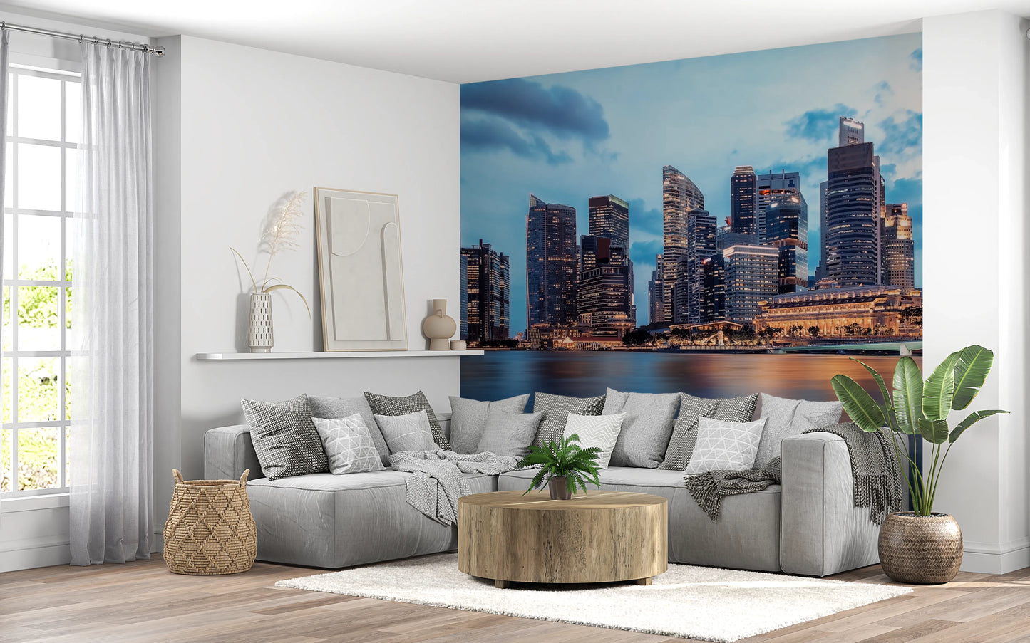 Urban Reflection Wallpaper