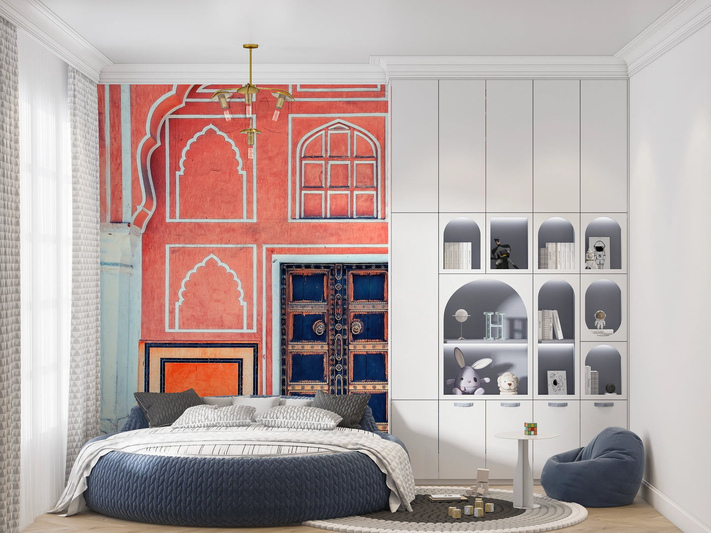 Coral Archway Wallpaper | Regal Design