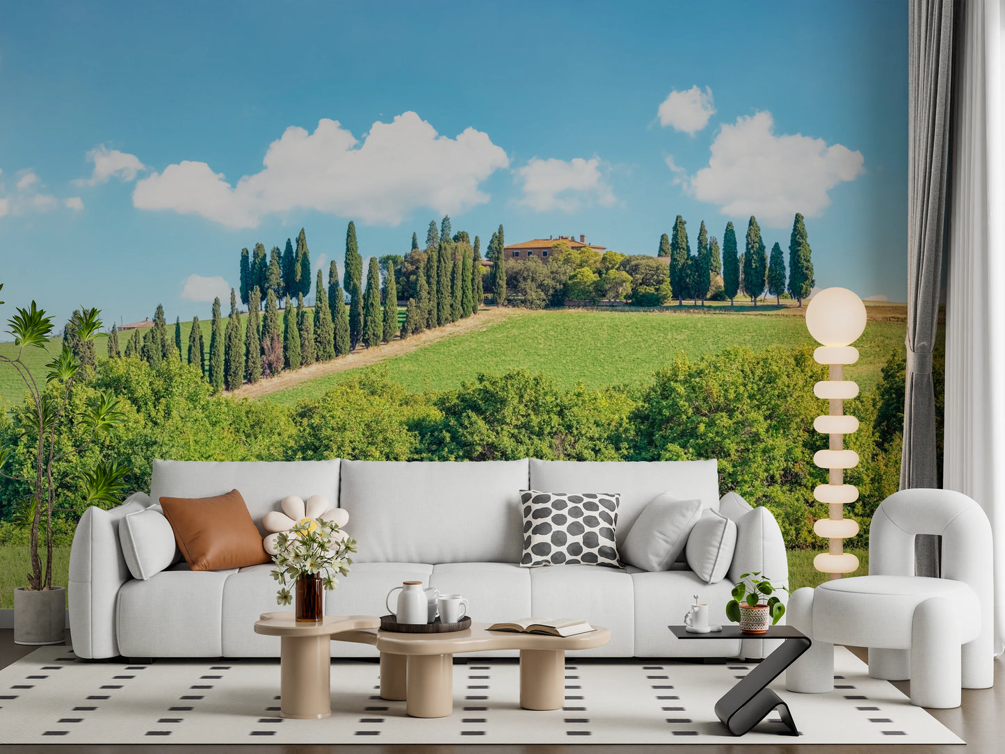 Tuscan Villa Wallpaper