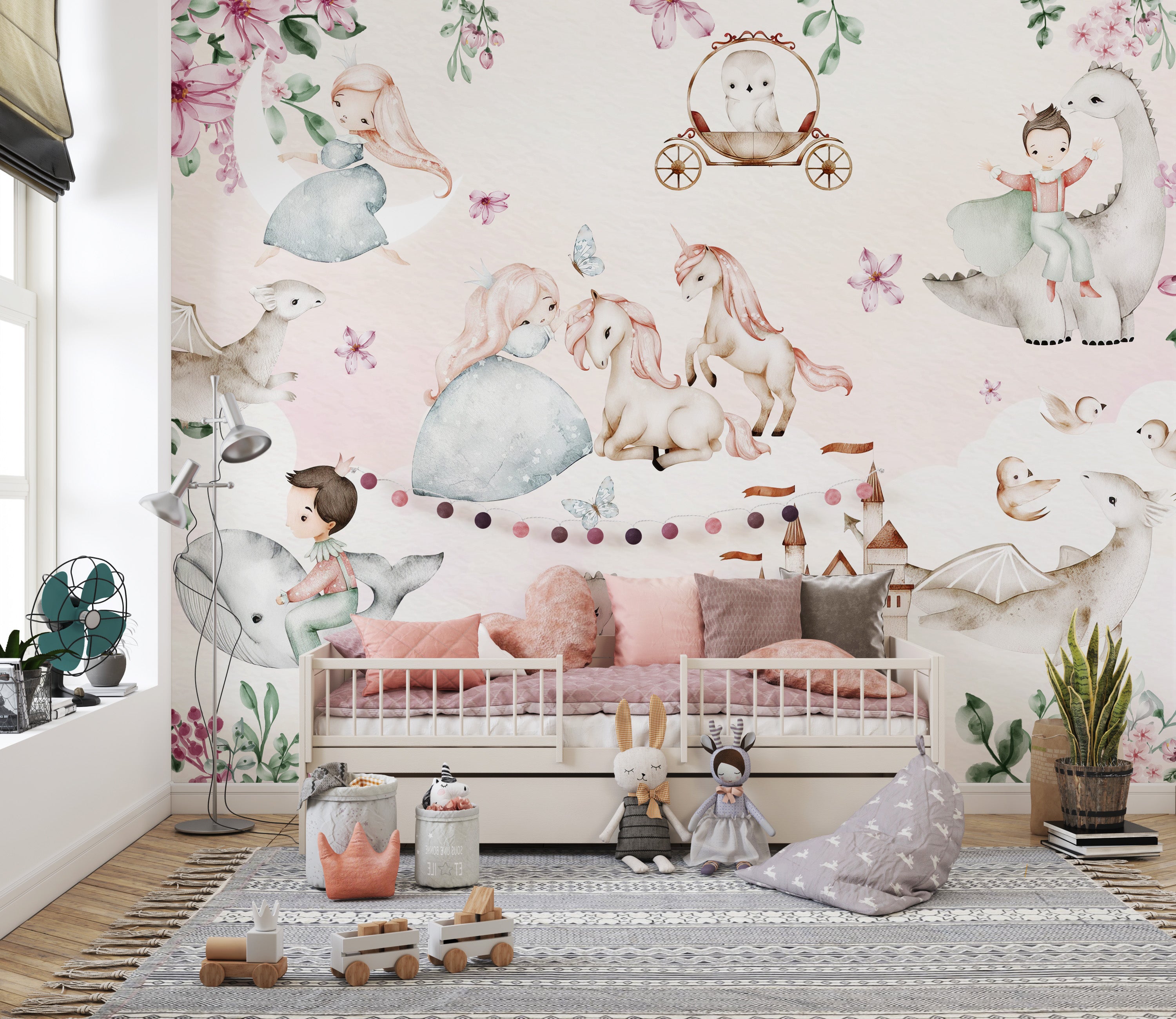 Storybook Adventure Wallpaper Mural for Whimsical Decor